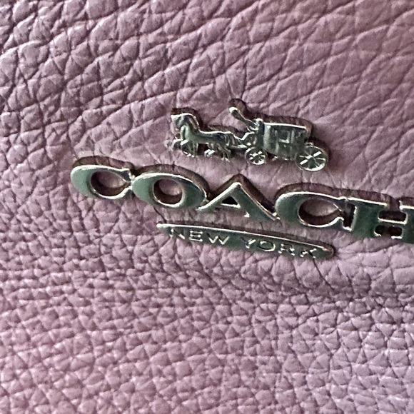 Coach | Bags | Coach Mauve Leather Shoulder Bag | Poshmark